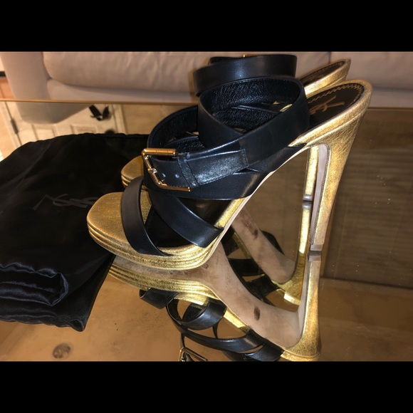 Yves Saint Laurent | Shoes | Ysl Yves Saint Laurent Platform High Heel ...